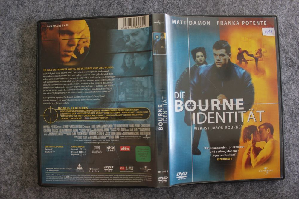 Die Bourne Identität von Doug Liman | DVD (1604) (Gebraucht) in ...