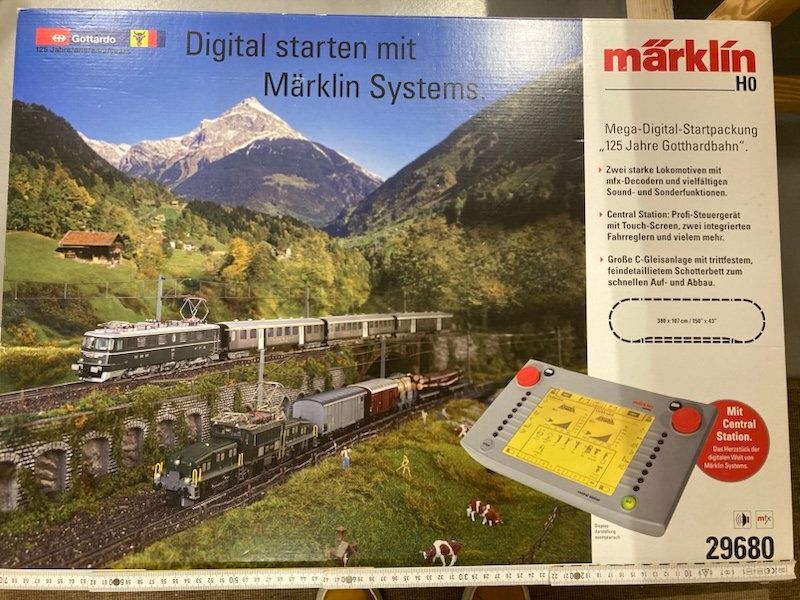 Märklin H0 29680 MegaDigitalStart "Gotthard" + 3 Extrawagen (Gebraucht) in Brislach für CHF 980 ...