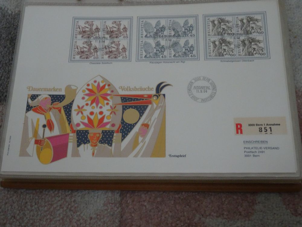 FDC 1984 Volksbräuche LUXUSBRIEF | Kaufen auf Ricardo