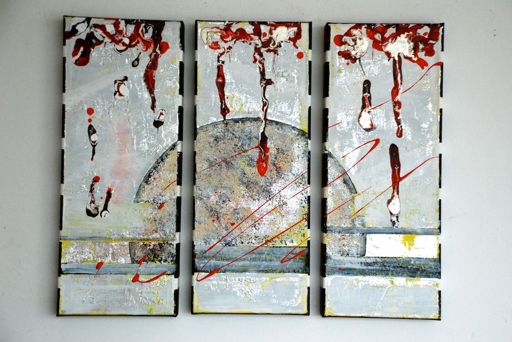 Acryl Bild Original auf Leinwand Modern | Kaufen auf Ricardo