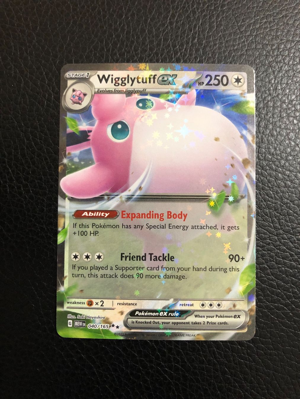 Scarlet & Violet 151 - Wigglytuff ex 40/165 NM (Gebraucht) in Paradiso ...