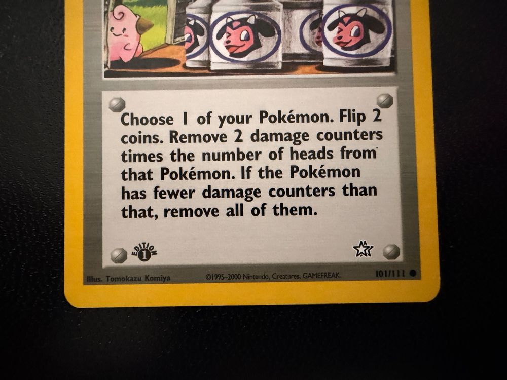 1. Edition Moo-Moo Milk Trainer 101/111 Neo Genesis 2000 (Gebraucht) in ...