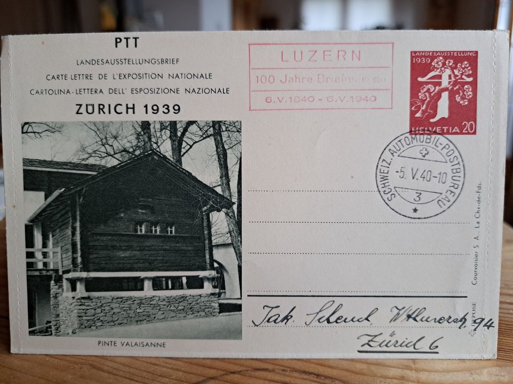 Timbre exposition nationale 1939 | Kaufen auf Ricardo