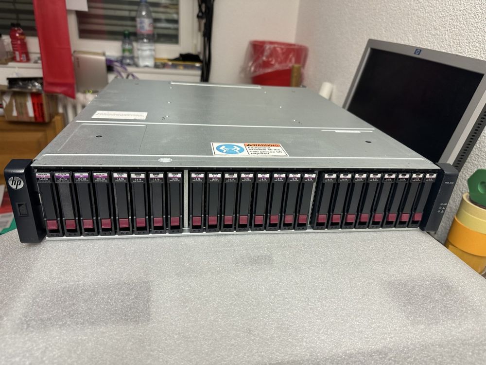 HP MSA 2040 mit SAS 12G Controller 738367-001 C8S53A, 38,6TB (Gebraucht ...