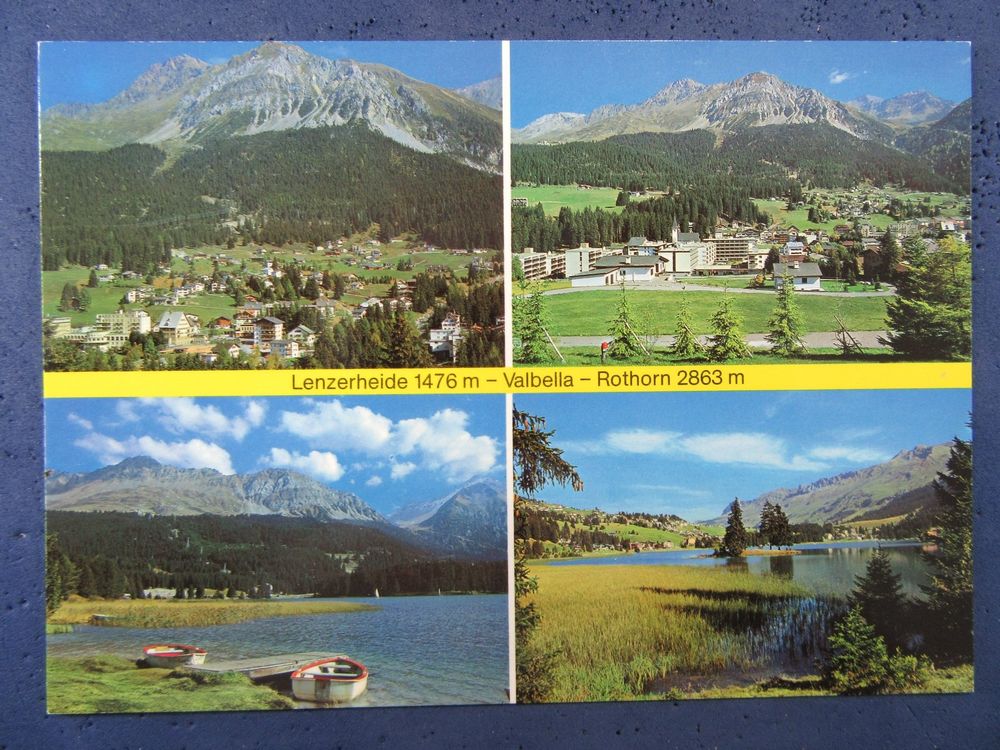 AK LENZERHEIDE VALBELLA SEE ROTHORN | Kaufen auf Ricardo