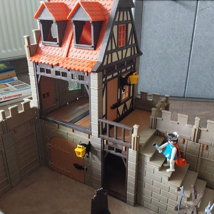 Playmobil 3450 Burg Ritterburg Schloss Ruine von 1977 (Gebraucht) in ...