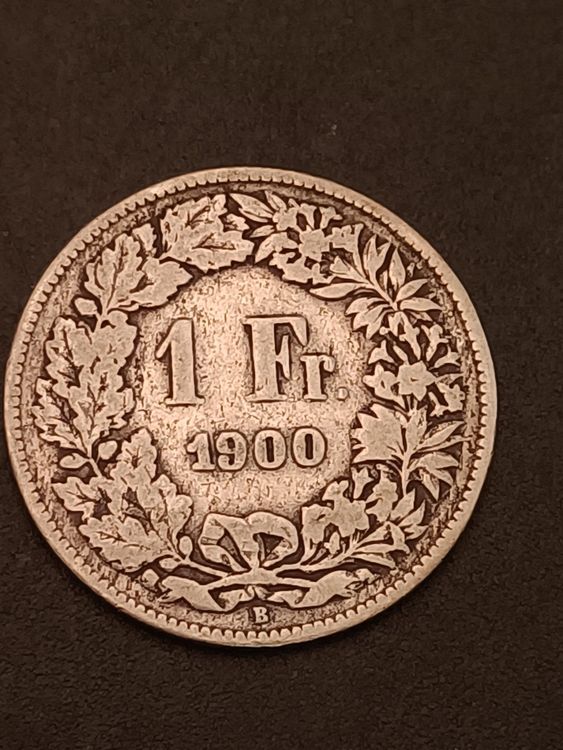 Schweizer Münze 1 Franken 1900 (Gebraucht) in Eggenwil für CHF 15 – mit Lieferung auf Ricardo kaufen