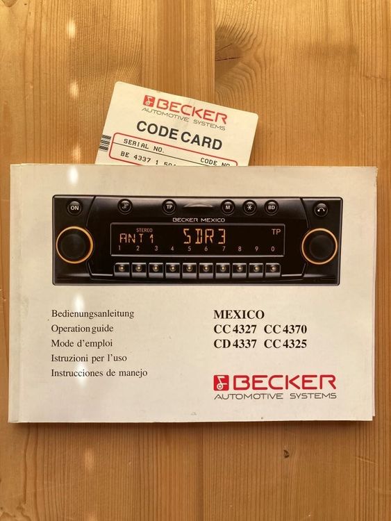 BECKER CD Autoradio / CD Wechsler Set | Kaufen auf Ricardo