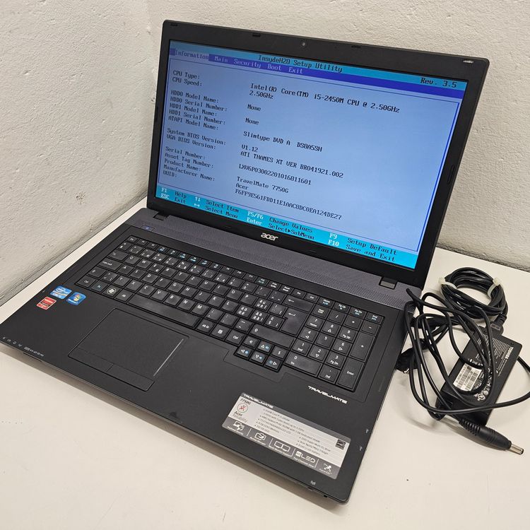ACER TravalMate 7750G/i5/4GB/OhneHD (Gebraucht) in Niederdorf für CHF ...