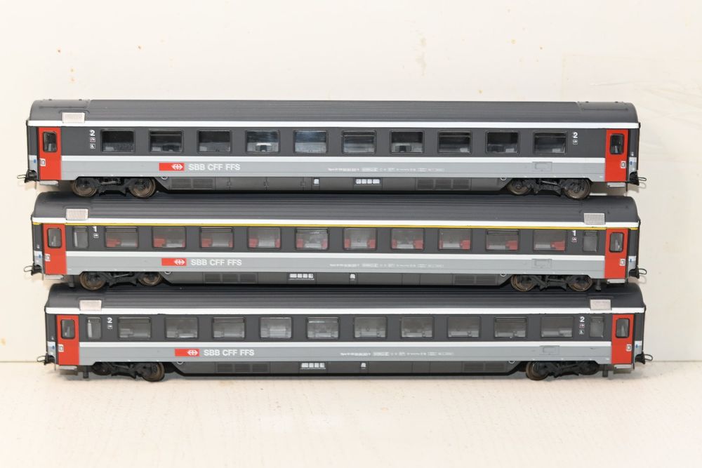 SBB IC Wagen 2/1Kl. 3 Stk. Roco H0/DC ohne OVP | Kaufen auf Ricardo