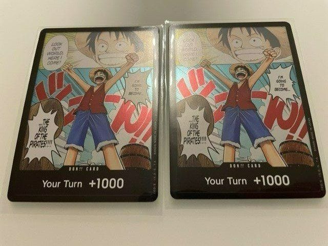 One Piece TCG Luffy DON! OP01 (2x) | Kaufen auf Ricardo
