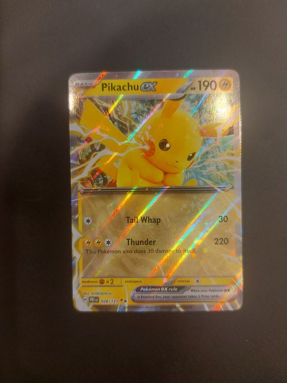 Pikachu ex #028 Prismatic Evolutions EN (PRE) (Gebraucht) in Biasca für ...