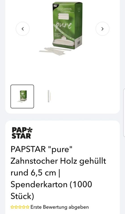 12 Packungen Zahnstocher (12.000 Stk.), einzeln verpackt. (Neu und ...