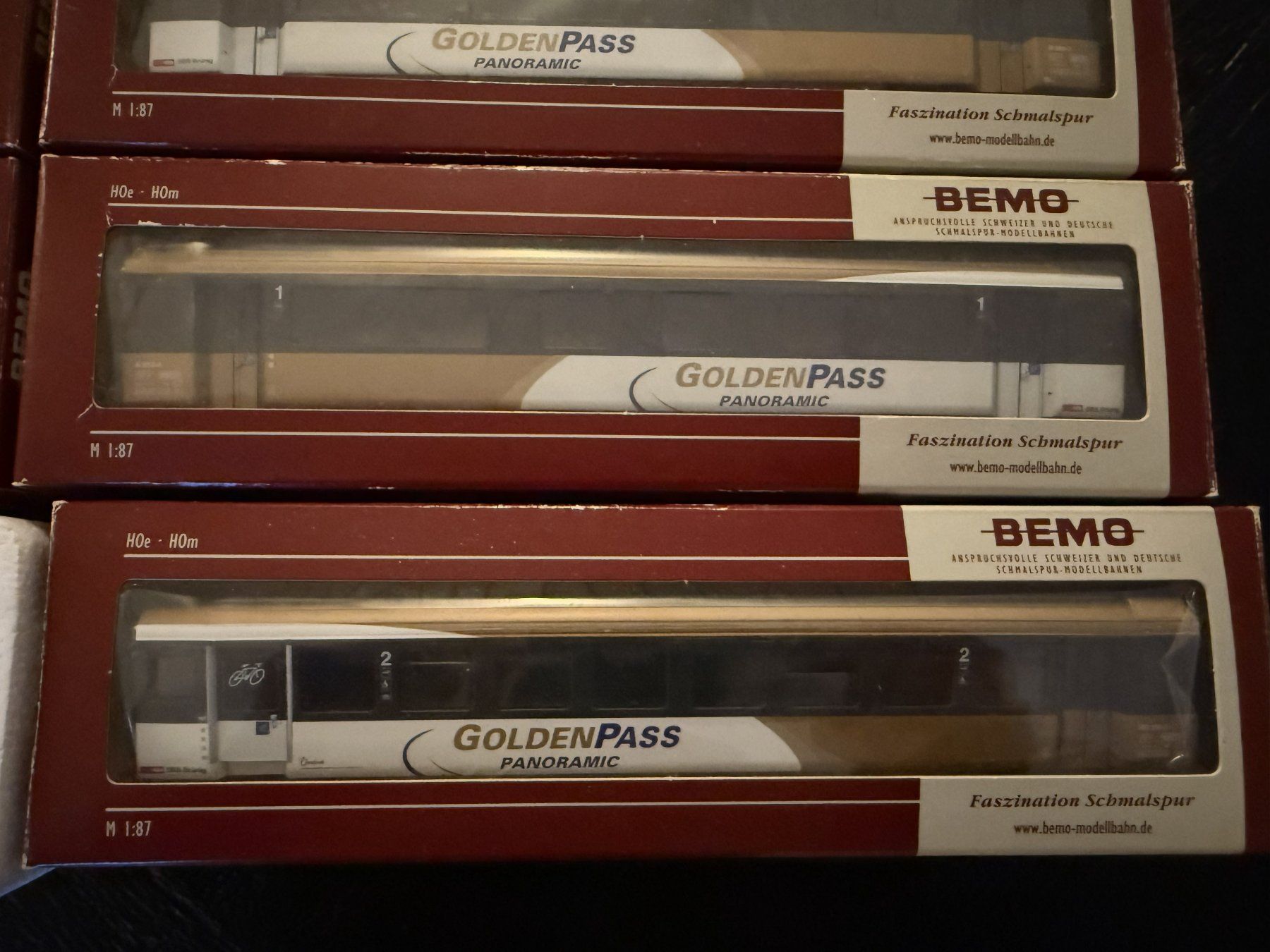 Bemo SBB Brünig Golden Pass Set 8-teilig mit Bonus (Gebraucht) in ...