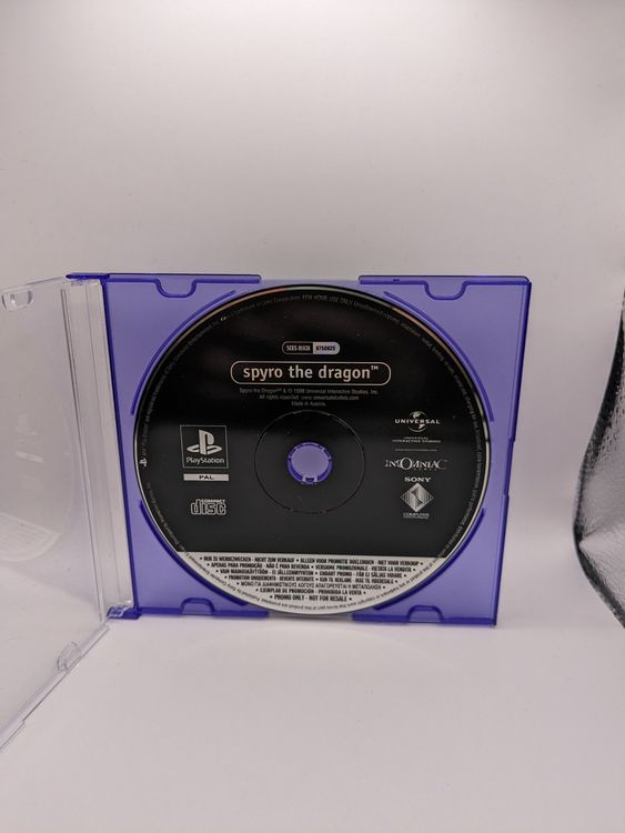 Spyro The Dragon Playstation 1 Game PROMO SCES-01438 PAL | Kaufen auf ...