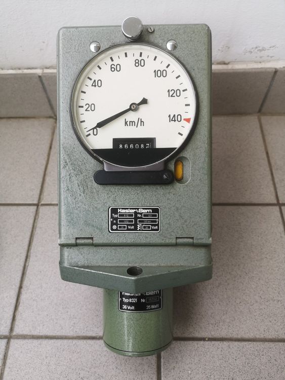 Compteur de vitesse analogique Hasler-Bern 36 Volt CFF SBB (Gebraucht ...