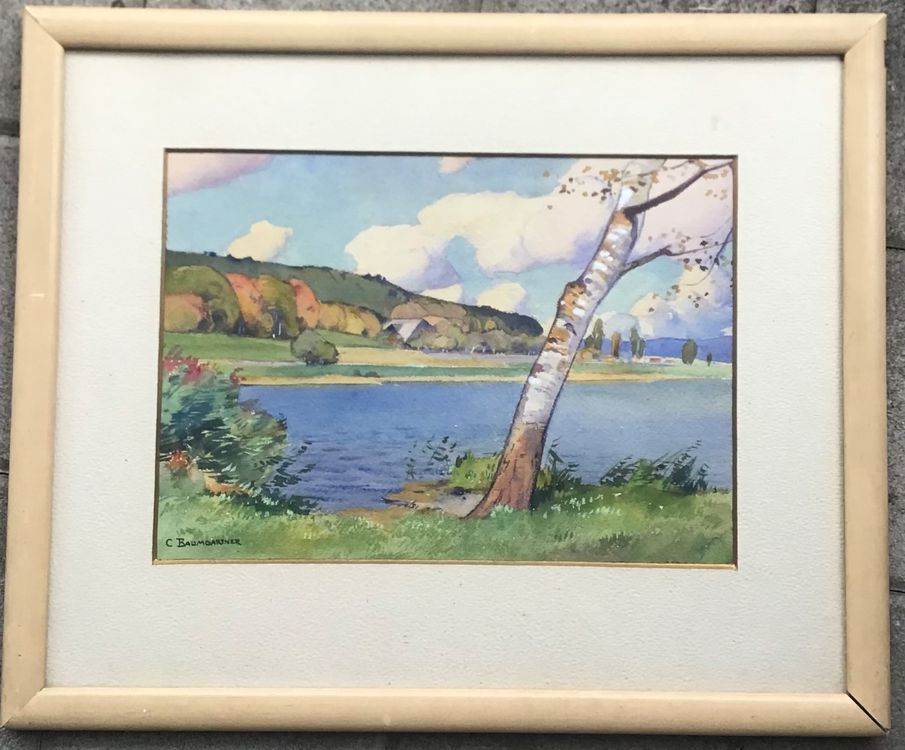 Christian BAUMGARTNER (1855-1942) See Landschaft Aquarell (Gebraucht) in Root für CHF 85 – mit ...