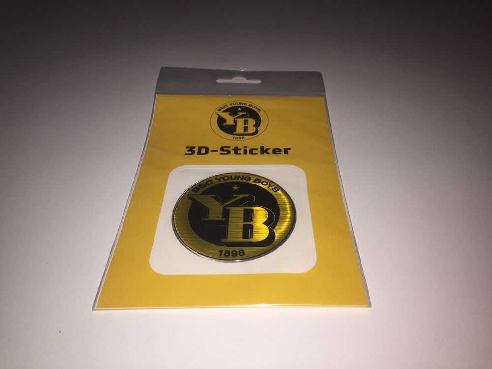 Aufkleber YB Young Boys 3D Sticker | Kaufen auf Ricardo