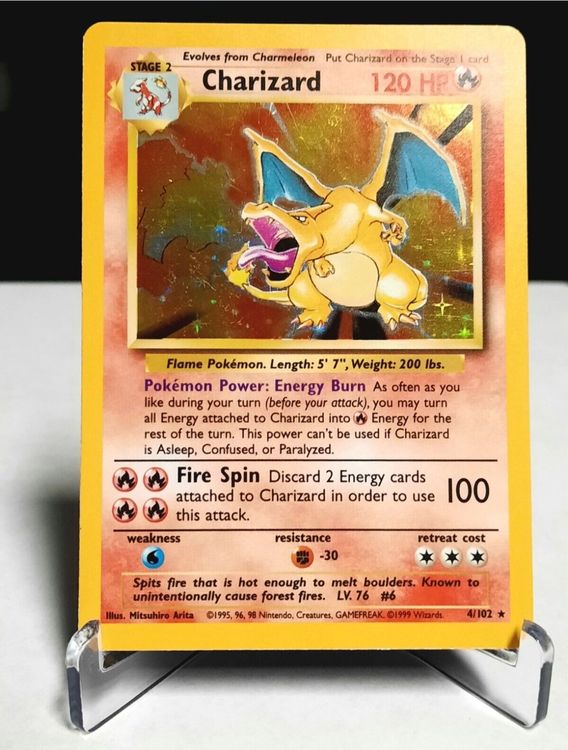 Charizard BASE SET UNLIMITED | Kaufen auf Ricardo