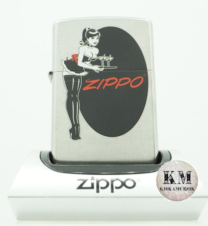 ZIPPO® PIN UP GIRL - PRINT - 2013 - UNGEZÜNDET (Neu (gemäss ...