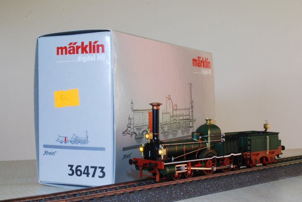 Märklin 36473 Rhein SNB Oldtimer-Dampflok FX Digital (Neu und ...