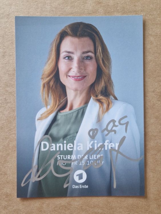 Daniela Kiefer - Sturm der Liebe - handsigniert | Kaufen auf Ricardo