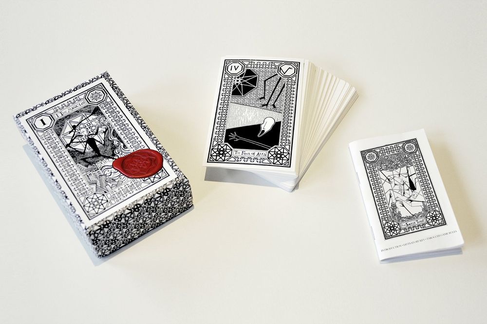 Tarock Spielkarten illustriert von Hand, Tarot Tarocchi (Neu und ...