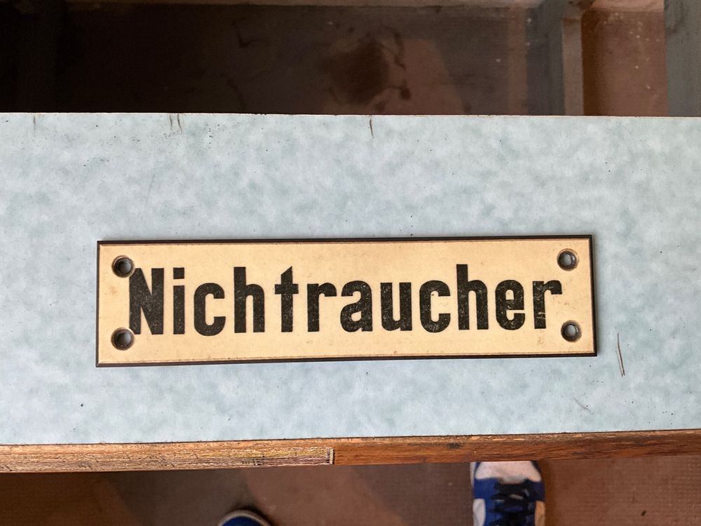 Nichtraucherschild PVC vintage 15x4cm (Gebraucht) in Langenthal für CHF ...
