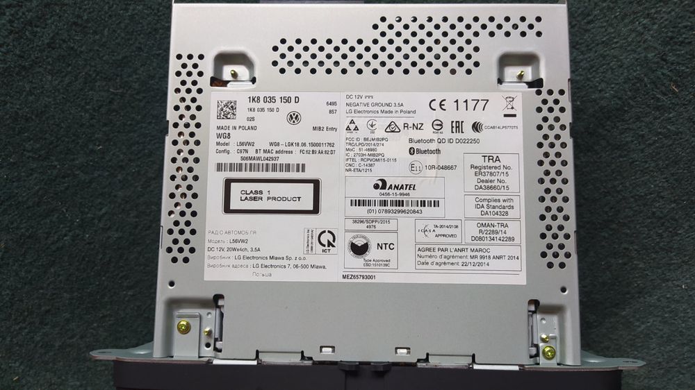 VW T6 Radio WG8 L56VW2 (Gebraucht) in Schwändi GL für CHF 91 – mit Lieferung auf Ricardo kaufen