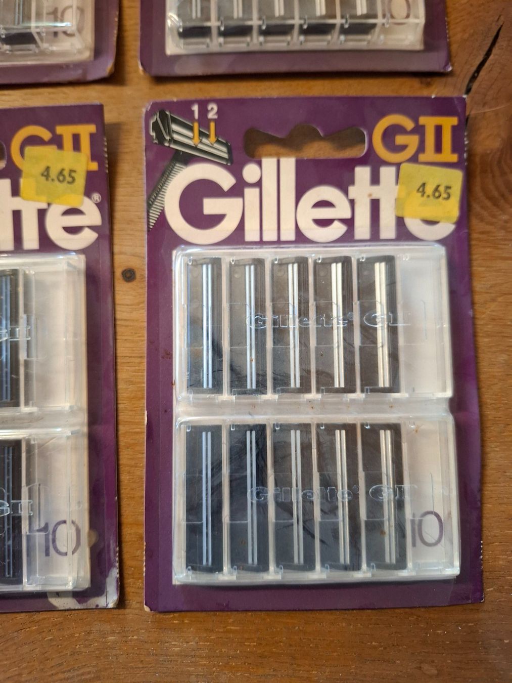 Original Gillette GII Klingen, neu, Vintage, 4 Pack! (Gebraucht) in ...
