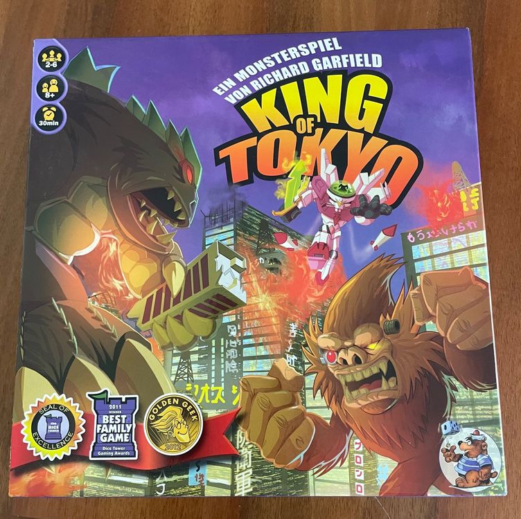 King of Tokyo- Ein Monsterspiel von Richard Garfield (Gebraucht) in Egg ...