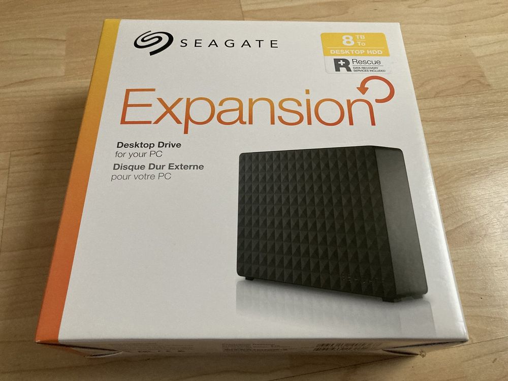 Seagate Expansion 8TB USB3.0 Externe Festplatte HDD Neu! (Neu (gemäss ...