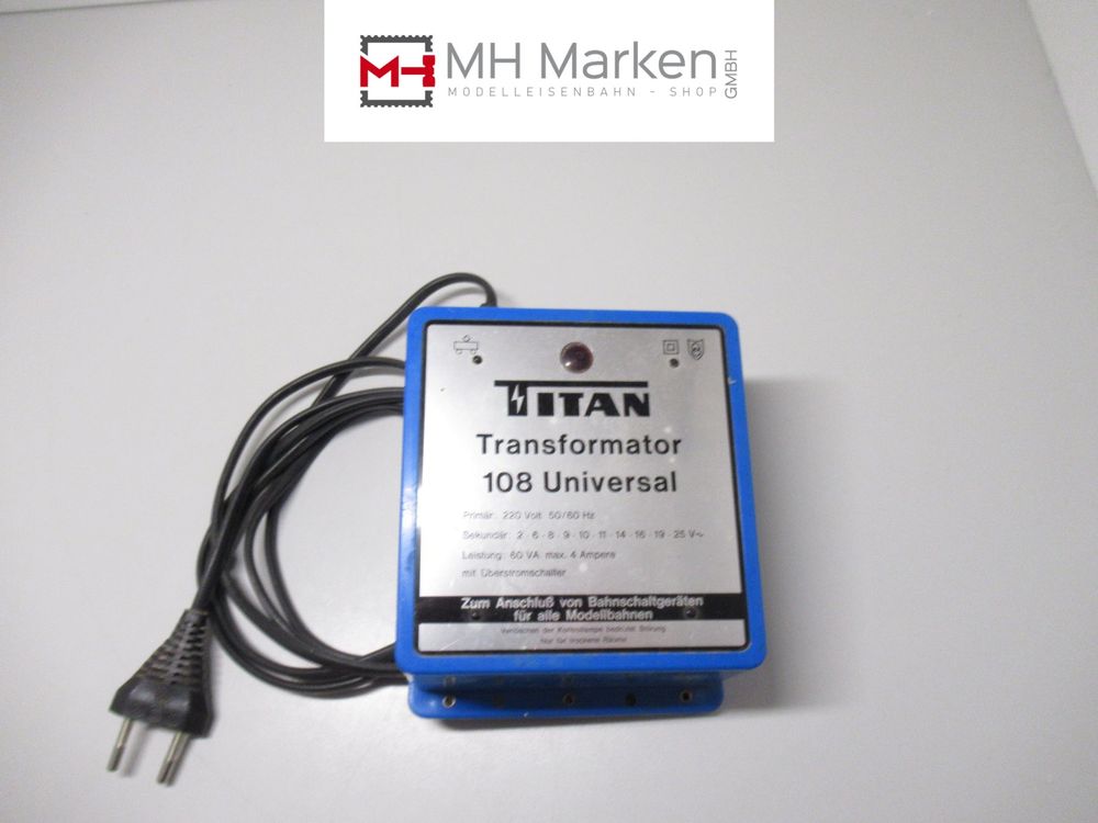 Titan 108 Universaltransformator 60VA 4 Ampere Trafo Strom (Gebraucht ...