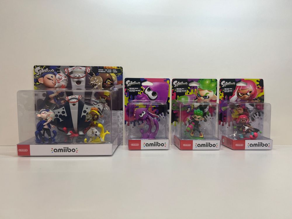 amiibo Splatoon Series Set, 6 Figuren - NEU (Neu und originalverpackt ...