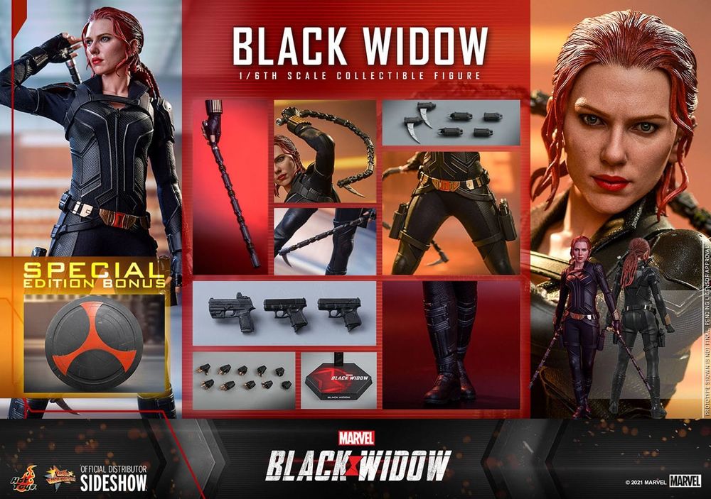 Hot Toys 1/6 Black Widow Special Edition 28 cm (Neu und ...