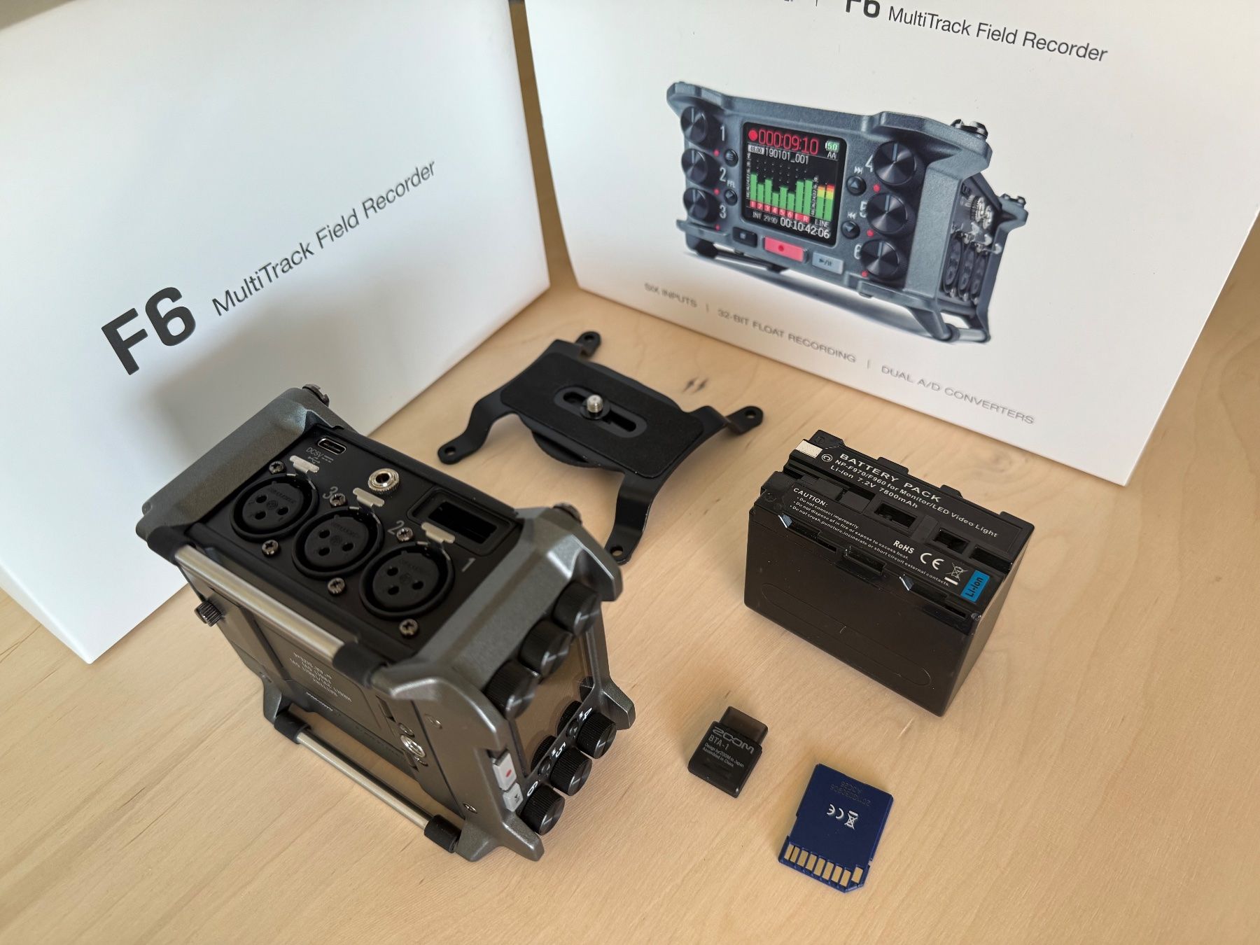 Zoom F6 - Multitrack - Field Recorder +BTA-1 + Battery (Gebraucht) in ...