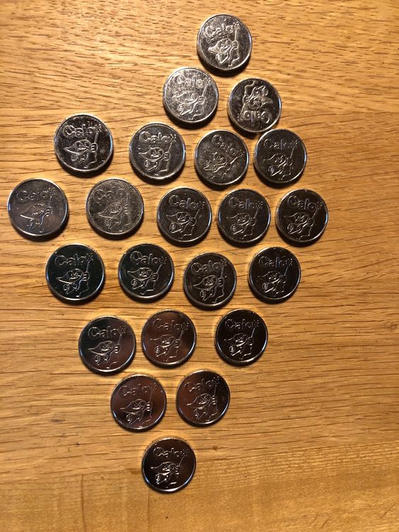 20 Calo Wasch Jetons 5.6g (32) (Gebraucht) in Vilters für CHF 6 – mit Lieferung auf Ricardo kaufen