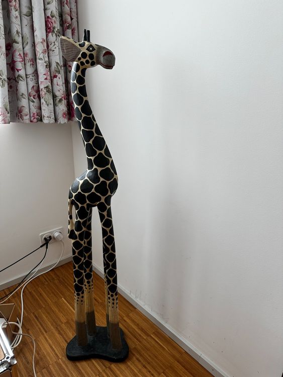 Giraffe aus Holz (Gebraucht) in Stäfa für CHF 20 – nur Abholung auf Ricardo kaufen