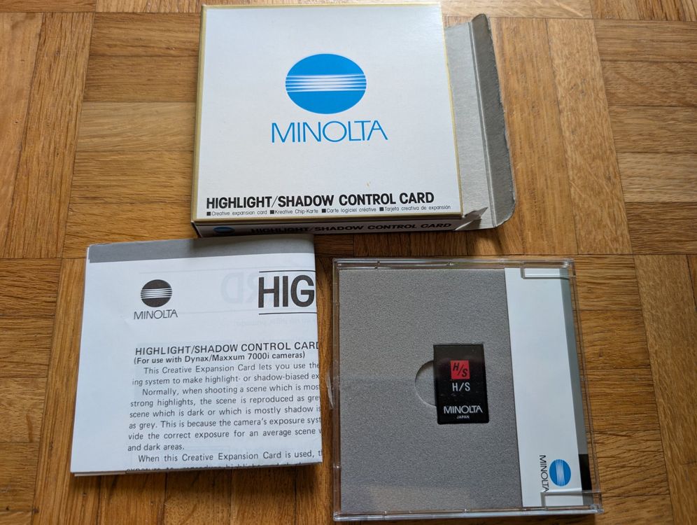 Minolta Highlight Shadow Control Card (Gebraucht) in Pfaffhausen für ...