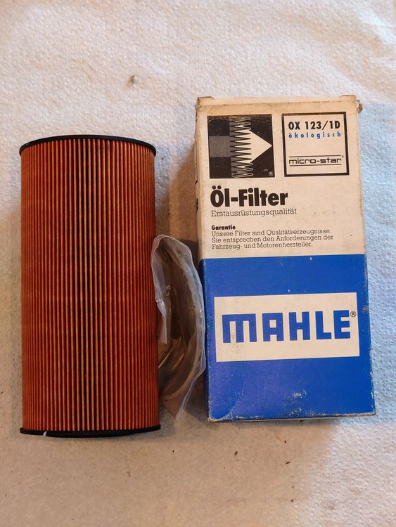 MAHLE ORIGINAL OX 123/1D Ölfilter, Filtereinsatz (Neu (gemäss Beschreibung)) in Winterthur für ...