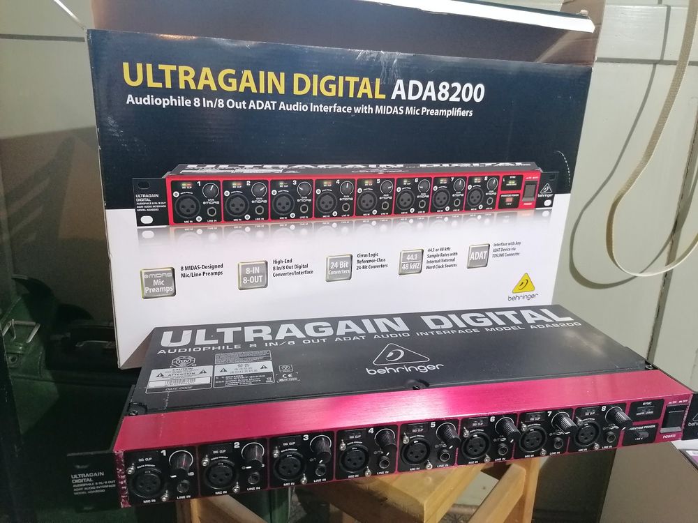 Behringer Ultragain ADAT Audio Interface ADA8200 (Gebraucht) in Basel ...