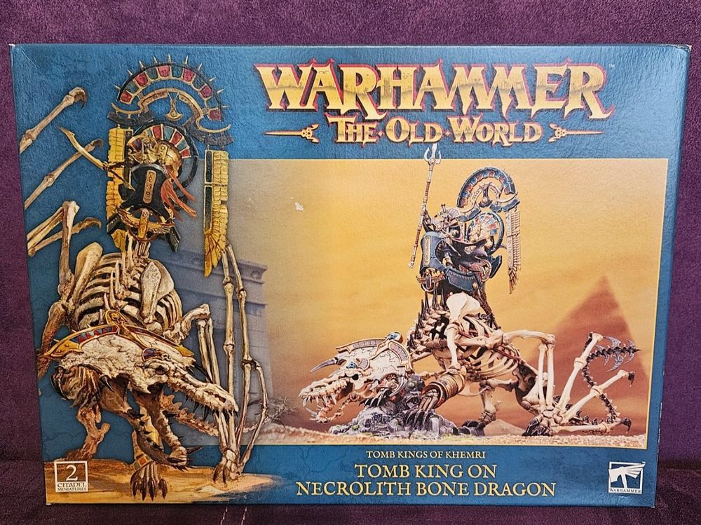 Warhammer The Old World Tomb King on Necrolith Bone Dragon (Neuf avec ...