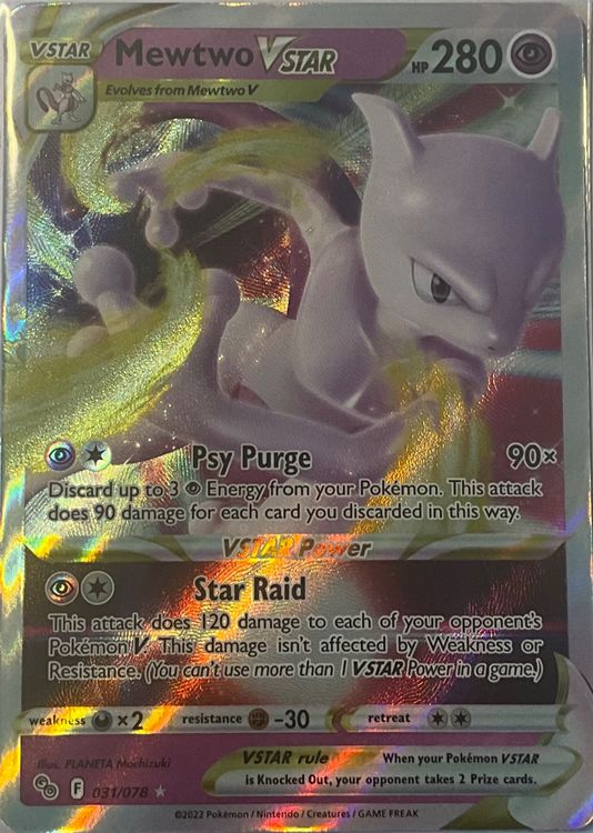 Pokémon Mewtwo VSTAR 031/078 | Kaufen auf Ricardo