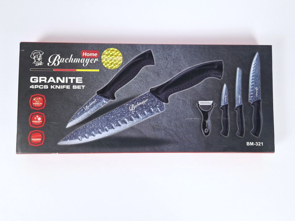 Bachmayer Granit Messerset (4-teilig) (Neu und originalverpackt) in ...