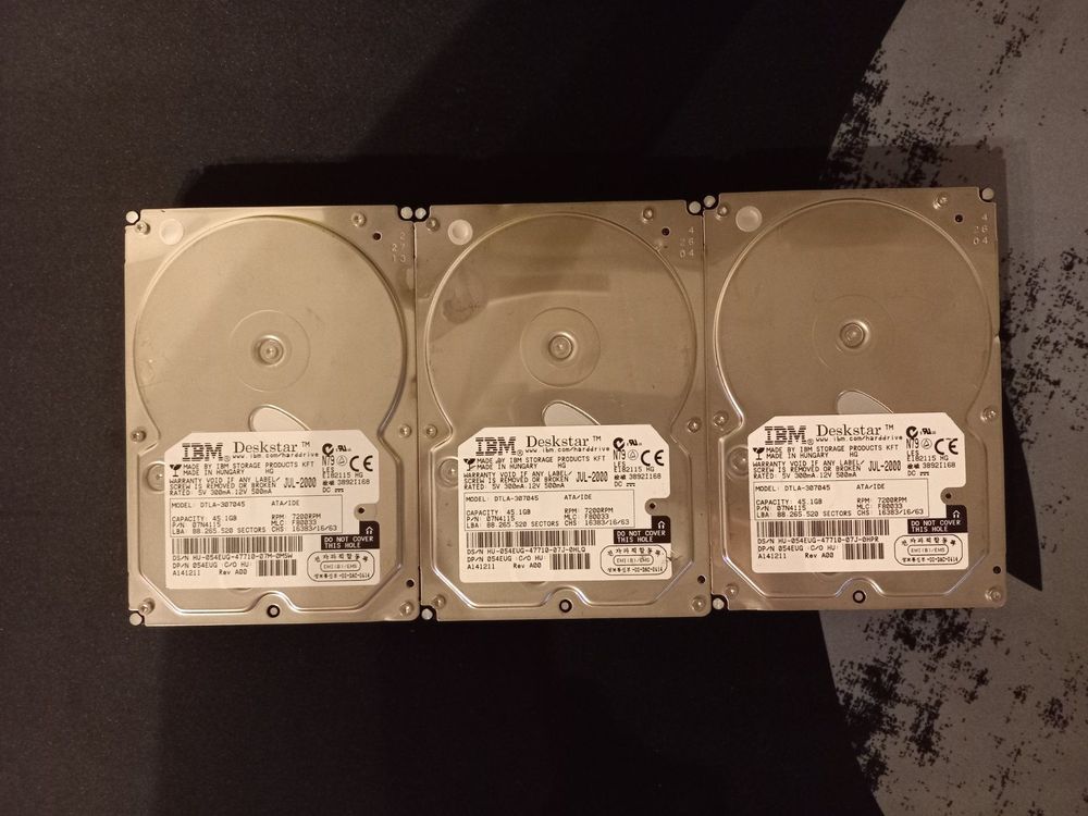 3x IBM Deskstar 45.1GB HDD | Kaufen auf Ricardo
