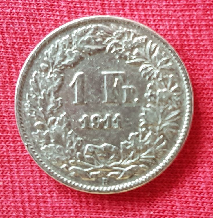 1 Franken 1912 uralte Silbermünze ab nur 1 Fr !!! | Kaufen auf Ricardo