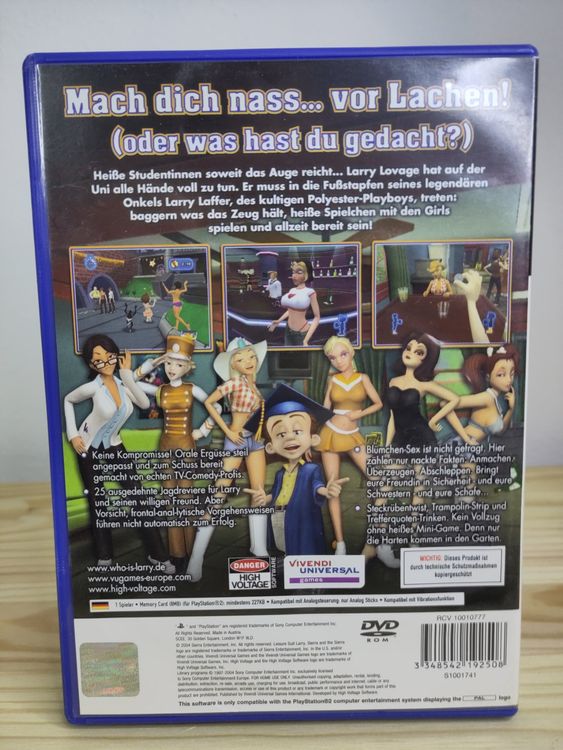 Leisure Suit Larry Magna Cum Laude PS2 Playstation 2 PAL CIB (Gebraucht ...