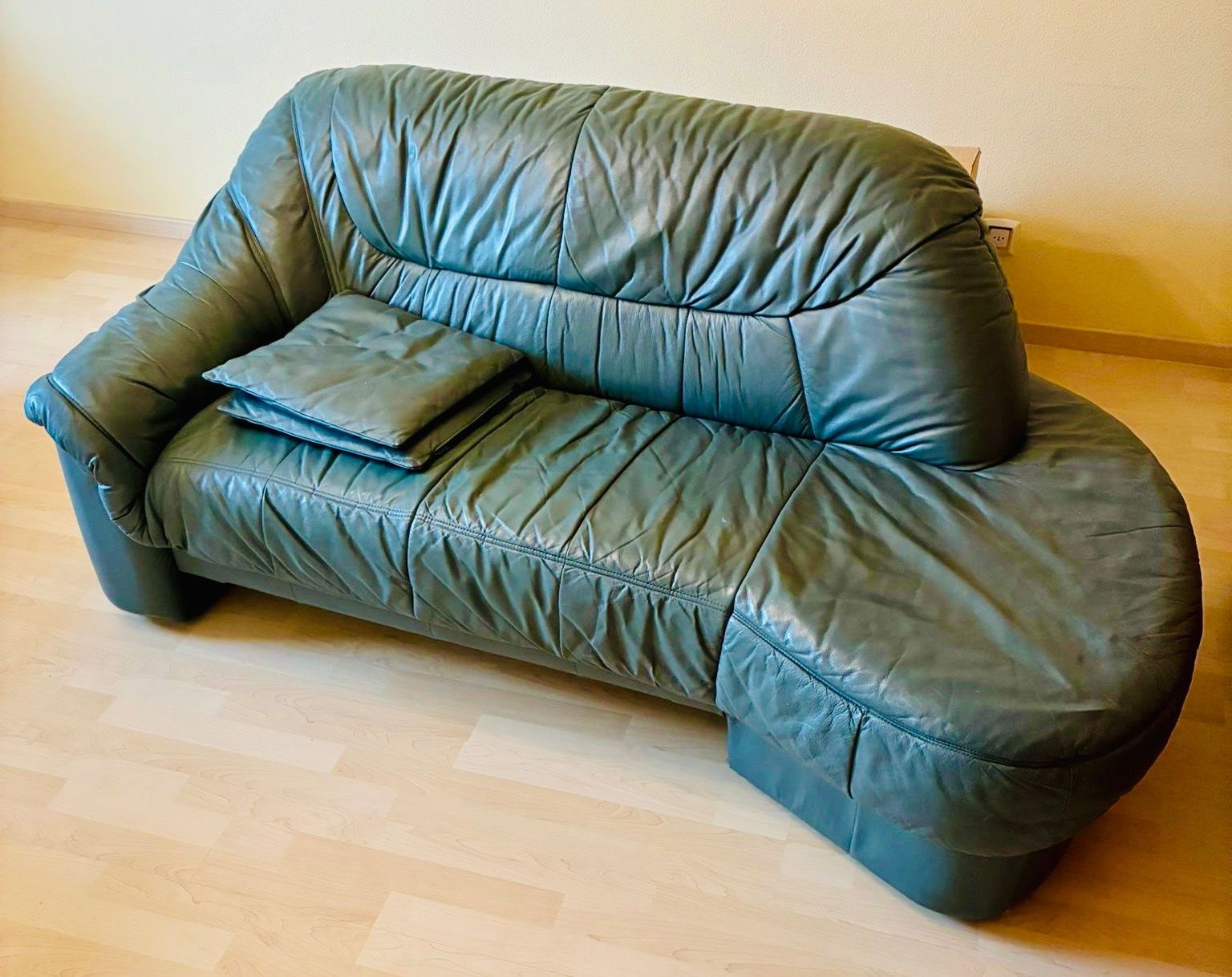 MICASA ECHTLEDER 3-ER SOFA SET – gepflegt, modern, aus CH (D'occasion ...