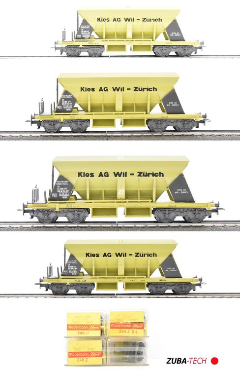 Liliput 4x Kieswagen Kies AG Wil-Zürich SBB H0 GS mit OVP (Gebraucht) in St. Gallen für CHF 81 ...