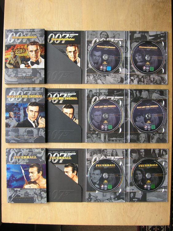 JAMES BOND 007 SEAN CONNERY 2 DVD ULTIMATE EDITION (Gebraucht) in Zuzwil SG für CHF 28.5 – mit ...